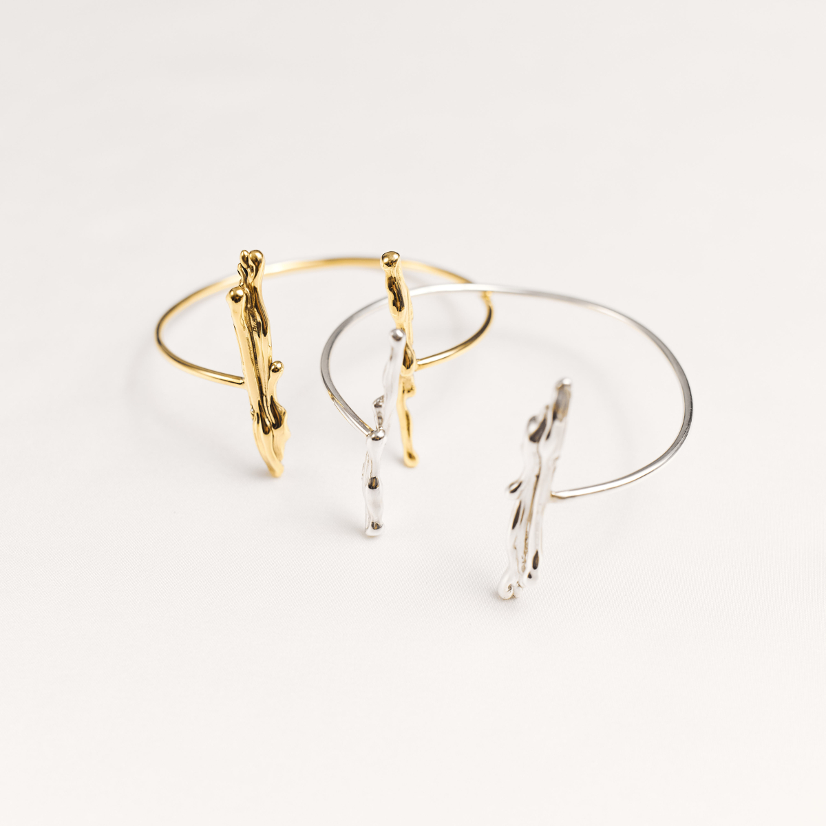 AVA DUO Minimal Bracelet, handcrafted. - Monom